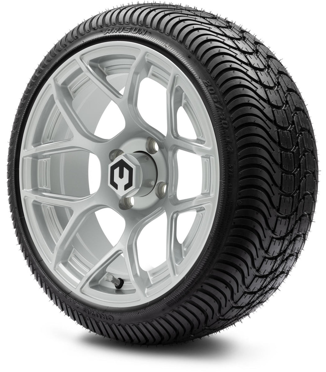 MODZ® 14" Renegade Silver - Low Profile Tires and Wheels Combo ...