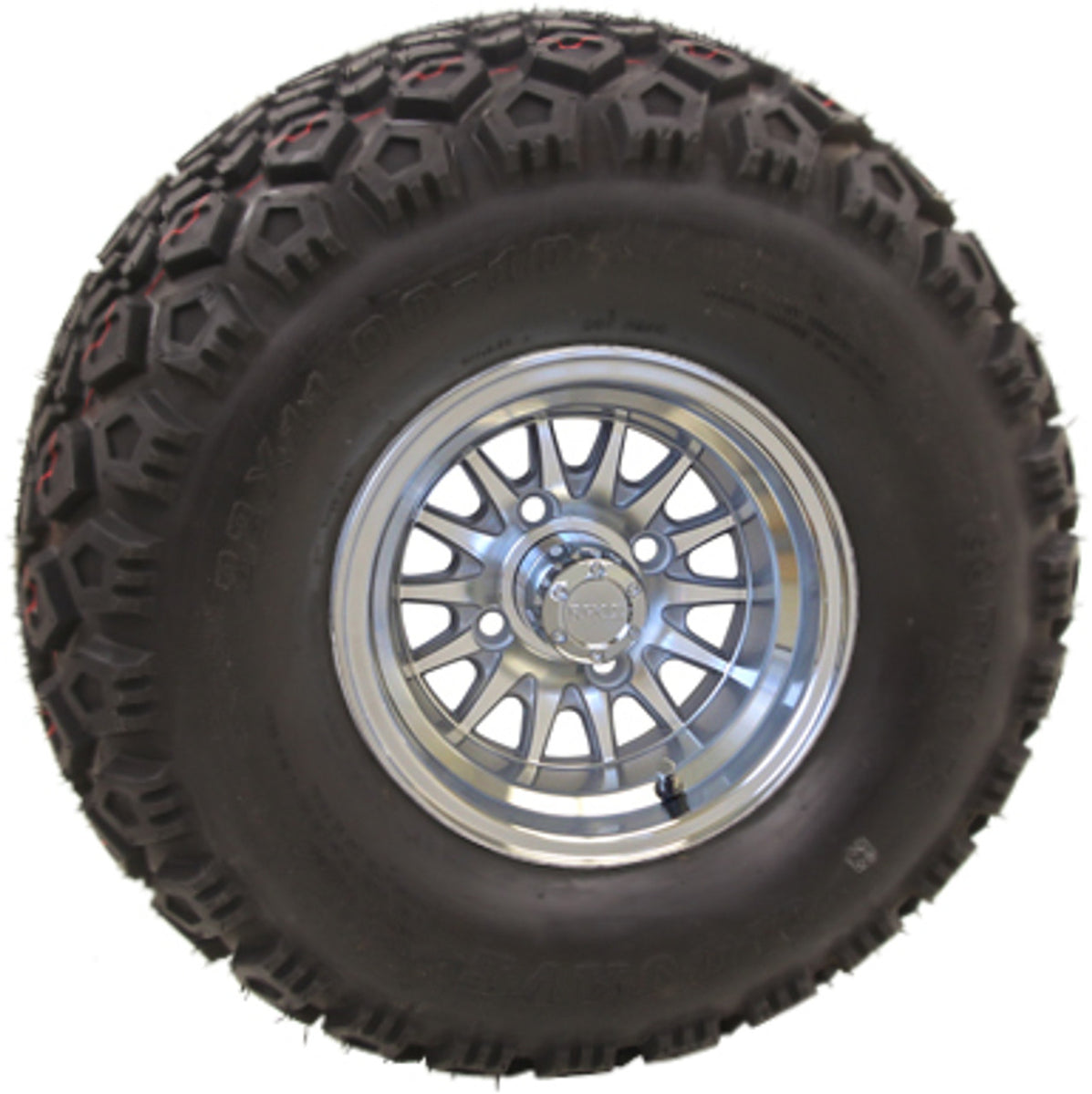 RHOX 10" Phoenix Machined Wheels with Lifted Tire Options Combo ...