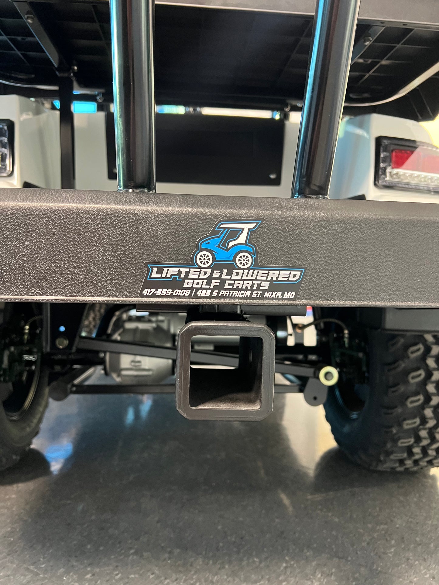 Trailer Hitch 2" Receiver For ICON EV/Advanced EV Golf Carts ...